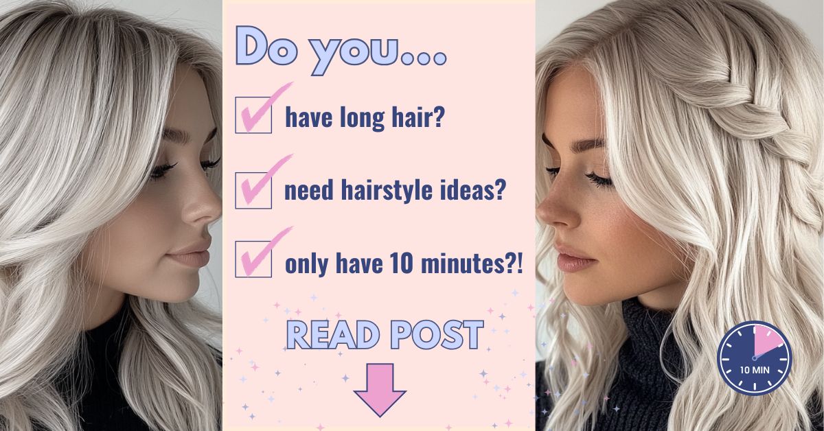 Easy Hairstyles for Long Hair Tutorials (Step-by-Step) – Blissy - New ...